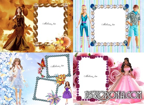 Photoframes for Girls "Barbie" (part 2)