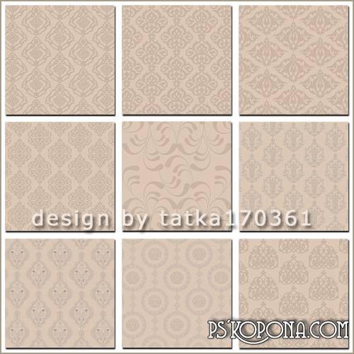 Textures for Photoshop - Beige damask pattern ( free textures, free ...
