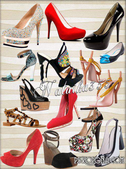 Graphics on a transparent background - Sandals, summer shoes free psd ...