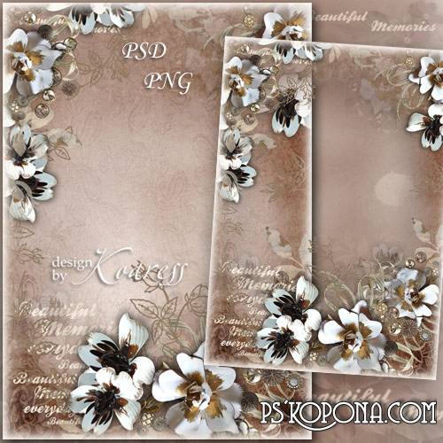 Women's frame - Gentle memories
