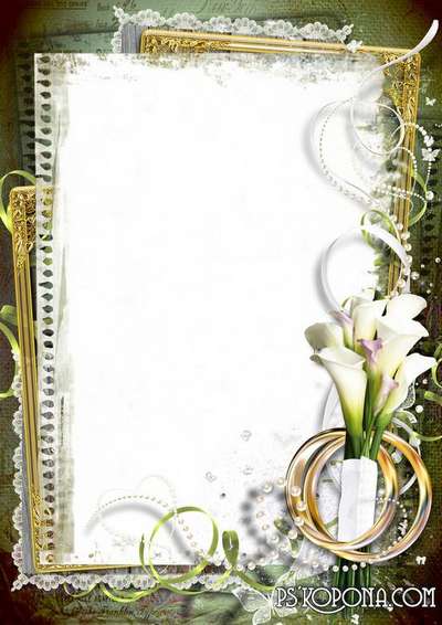 Photo frame - Now together forever. Transparent PNG Frame, PSD Layered ...