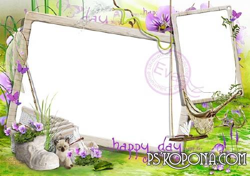 Child`s PSD photo frame - Your lucky day. Transparent PNG Frame, PSD ...