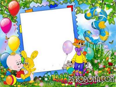 Frames PSD - favorite cartoon characters free download