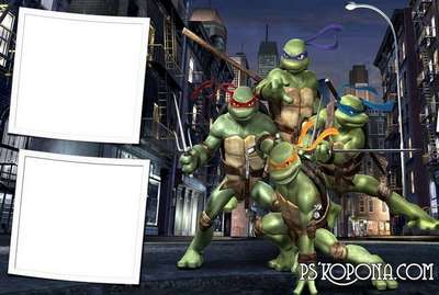 Frame for children - The adventures of teenage mutant ninja Turtles
