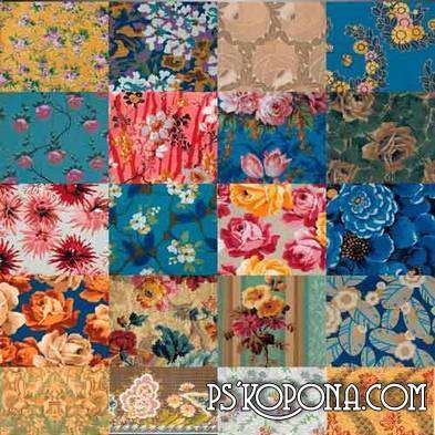 Flowers backgrounds, for Adobe Photoshop