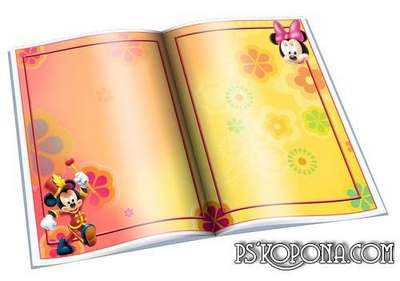 Frames for Photo - Open Book - Disney free download
