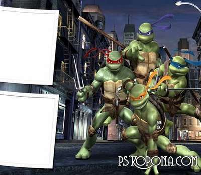 Frame for children - The adventures of teenage mutant ninja Turtles
