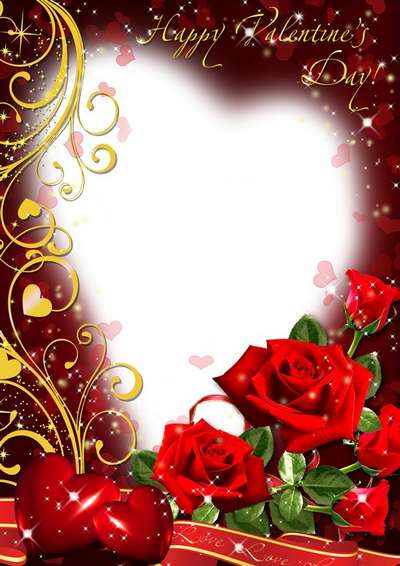 Set of romantic calendar-photoframe template psd png 2014 and greeting ...