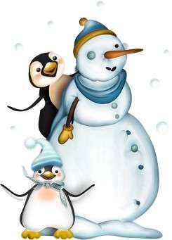 Snowmen in png - winter Clipart 136 PNG