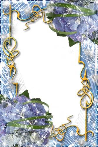 Set of frames in the format png - The spring sun