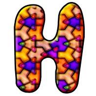 Colorful Russian alphabet