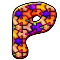 Colorful Russian alphabet