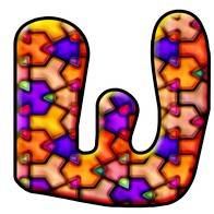 Colorful Russian alphabet