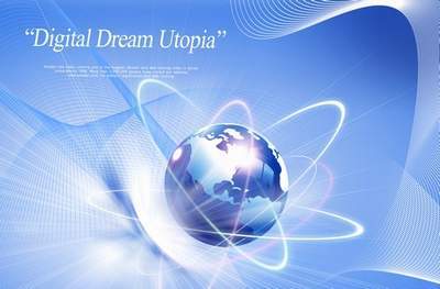 Internet - globalization (multi-layer PSD)