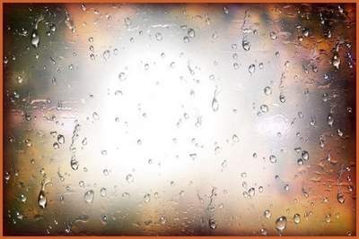 Collection photo frames – Rain outside the window