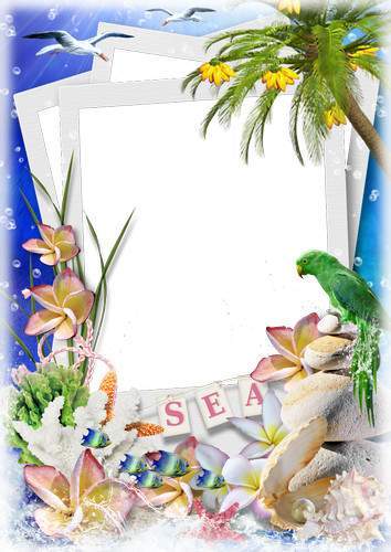 Summer photo frames - Unforgettable vacation