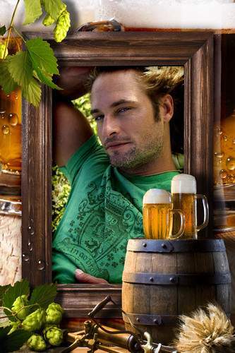 Stylish frame for the male pictures