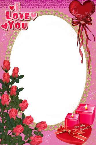 Collection of romantic frames "My Love"