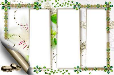 Wedding Photo frame free psd template download