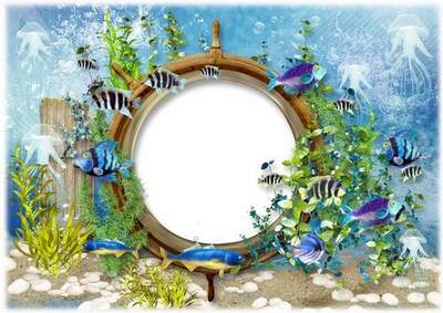 Set of sea frames - The sound of the surf