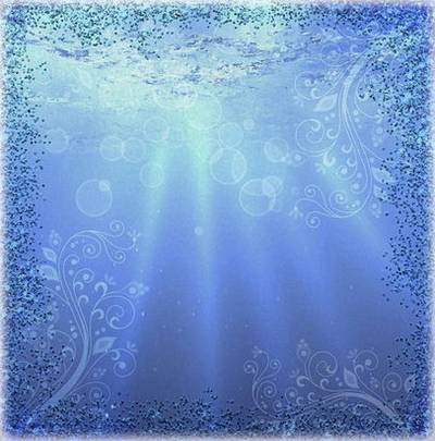 Marine backgrounds for creative design works, collages