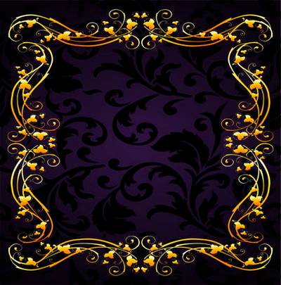 Set of decorative tri-color backgrounds