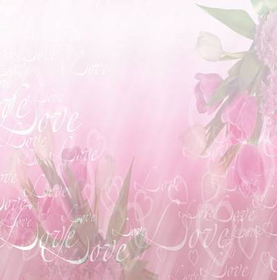 Set backgrounds - Love, spring and flowers
