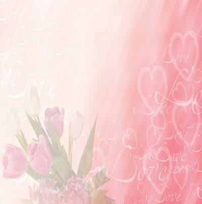 Set backgrounds - Love, spring and flowers