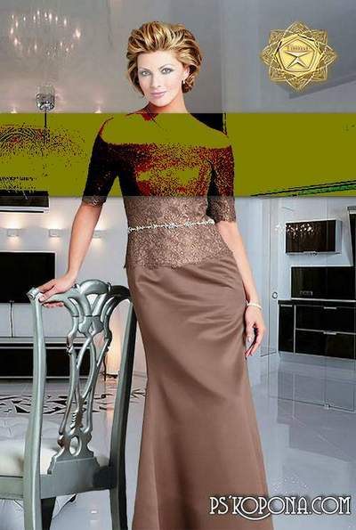 Woman psd template for Photoshop - Beautiful Queen