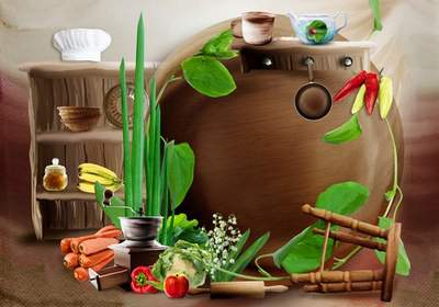 PSD frame free download - Young chef