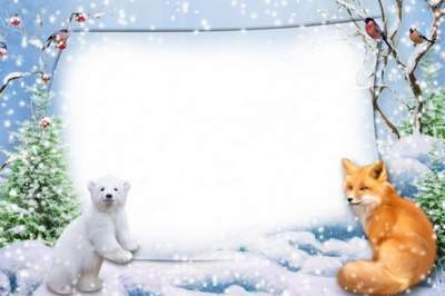 Kids Winter picture frames 3 psd 3 png with cartoon heroes disney free ...