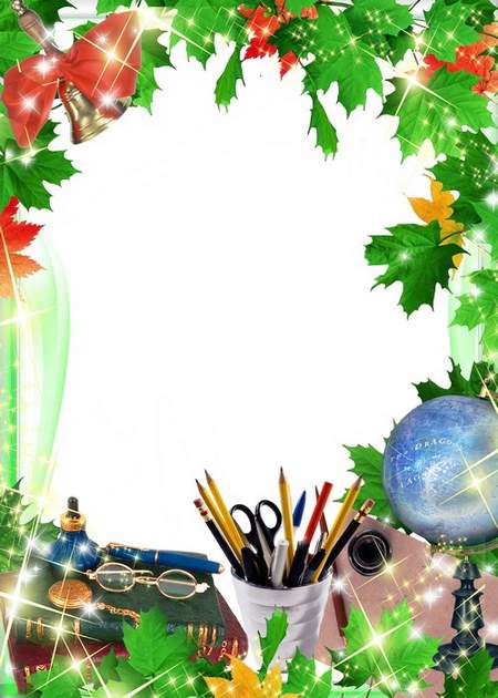 Frame for photo - School bluebell. Transparent PNG Frame, PSD Layered ...