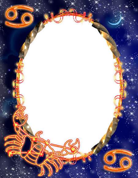 The collection of frameworks for a photo - Zodiac signs 01