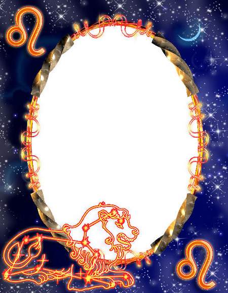 The collection of frameworks for a photo - Zodiac signs 01