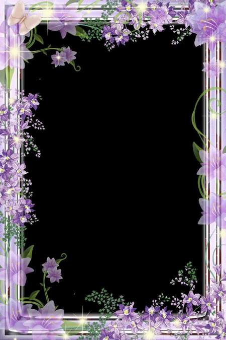 A set of frames for Photoshop - I love flowers