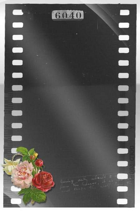 Free psd frames for photo download - Movie in Retro Style
