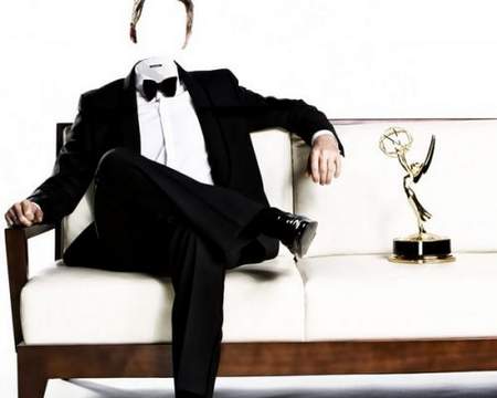 Photoshop suit for male - Oscar My new award ( free psd, free download )