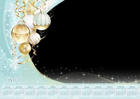2017, 2018 Photoshop Calendar frame psd ( free Calendar psd, free ...