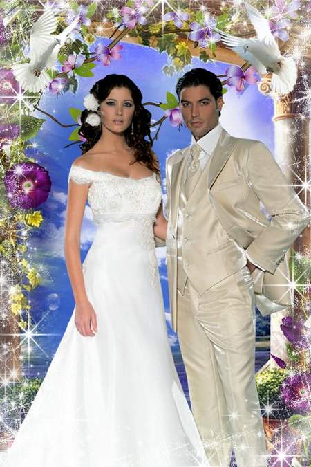 Psd template for Photoshop - Night of Romantic Love