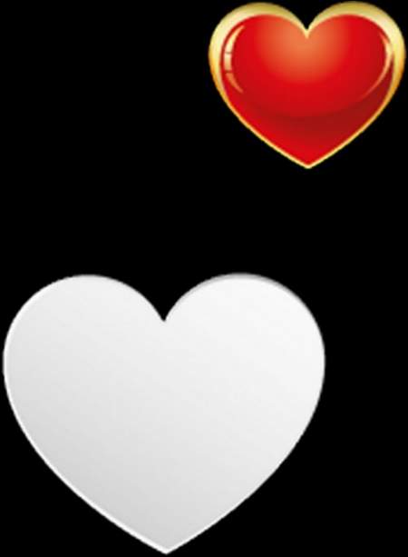 Clipart hearts psd ( free psd file, free download )