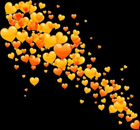 Clipart hearts psd ( free psd file, free download )