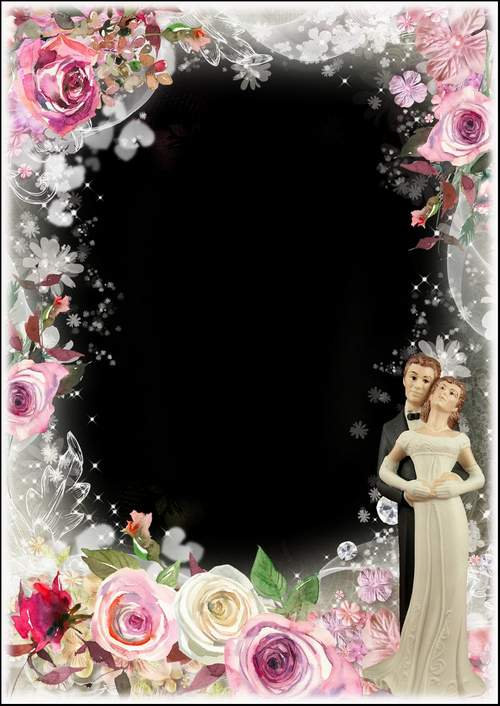 Set wedding framework for photoshop Part 4 ( free wedding photo frames ...