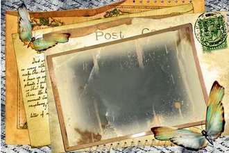 Free retro photo frame psd template free download. Transparent PNG ...