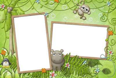 Baby photo frame layered psd template free download