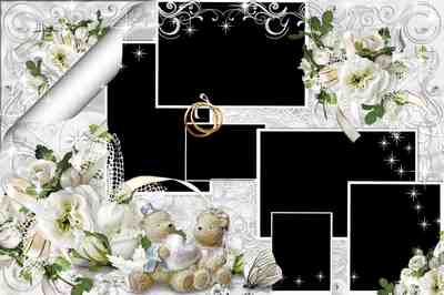 Wedding photo frame psd download ( free Wedding photo frame psd, free ...
