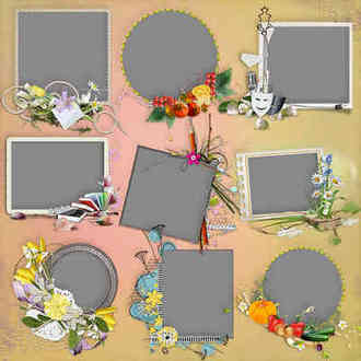 PNG Frames cutouts for your creativity - 15 PNG Frames