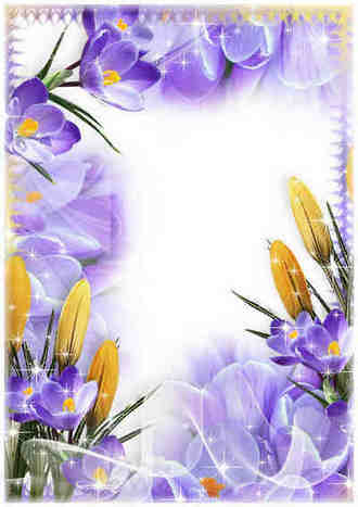 Flower Photo frame template download - free frame psd free frame png ...