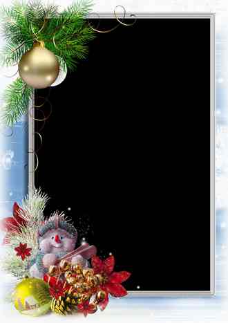 Frame for Photoshop - Christmas candle