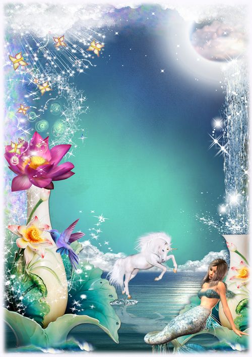 Fabulous photo frame - Night breeze ( psd, png, download )