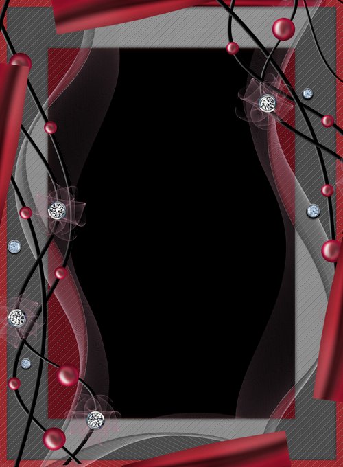 Abstract frame glitter Glam ( PSD, PNG )